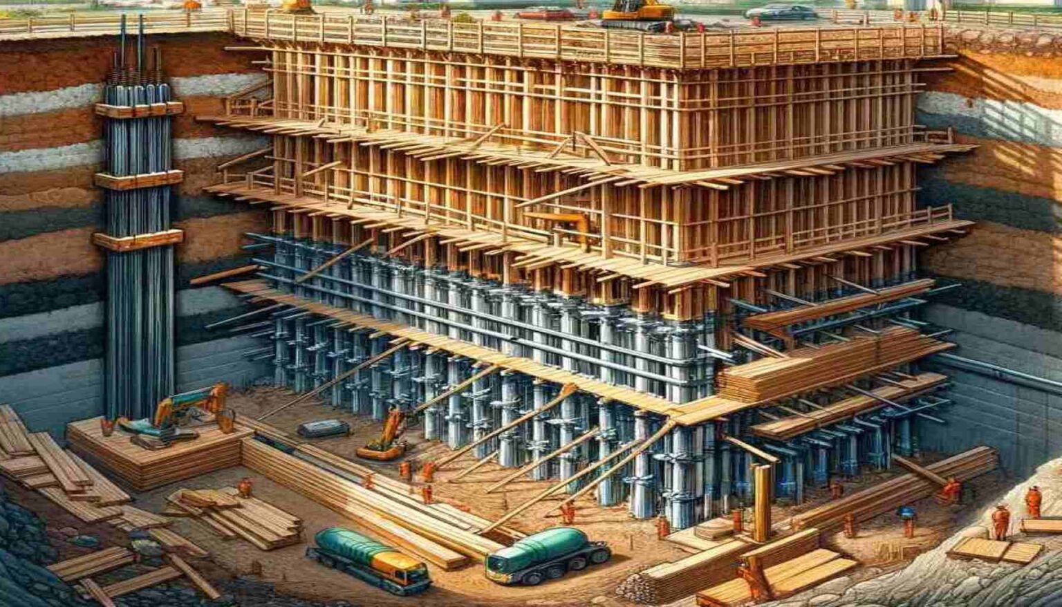 What is Sheeting and Shoring in Excavation and How Are They Used - PNW ...