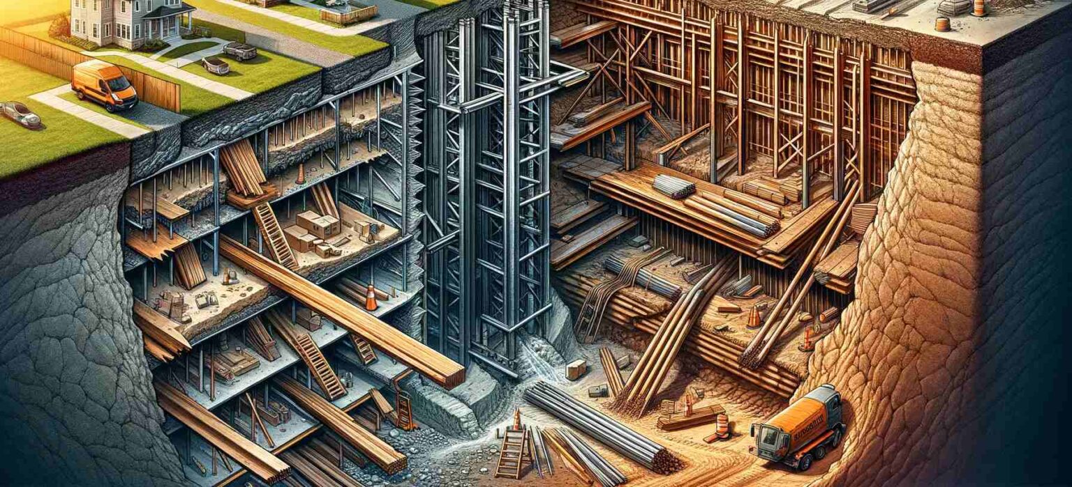 What is Sheeting and Shoring in Excavation and How Are They Used - PNW ...